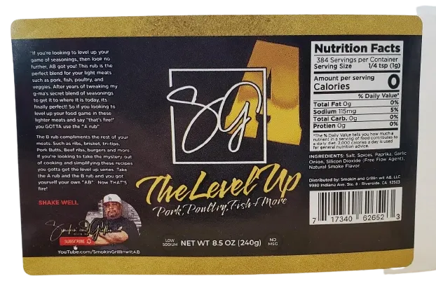"AB" Rub *The Level Up Series – Smokin and Grillin wit AB